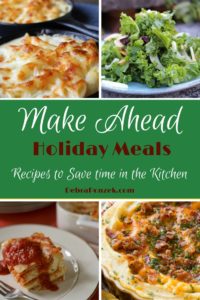 Make Ahead Holiday Meals to Save Time in the Kitchen - Debra Ponzek